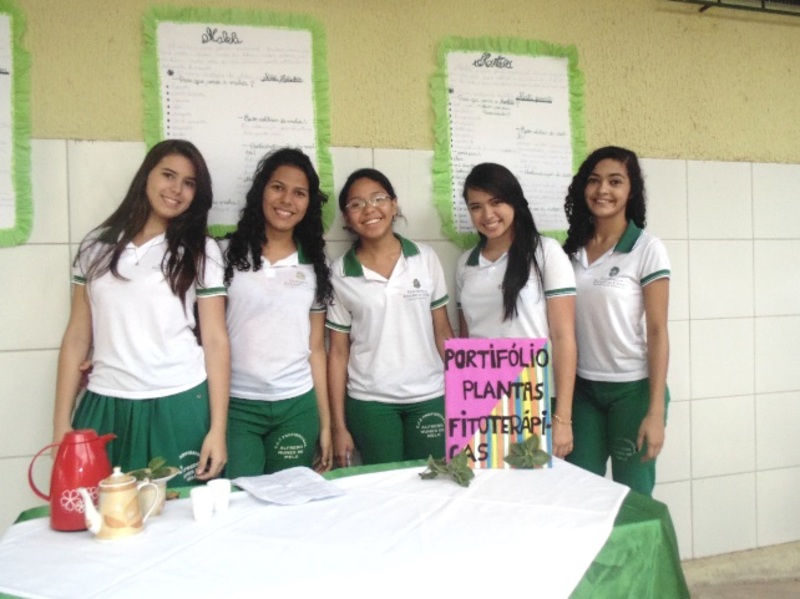 EEEP Alfredo Nunes de Melo realizou a exposição das plantas e ervas ...